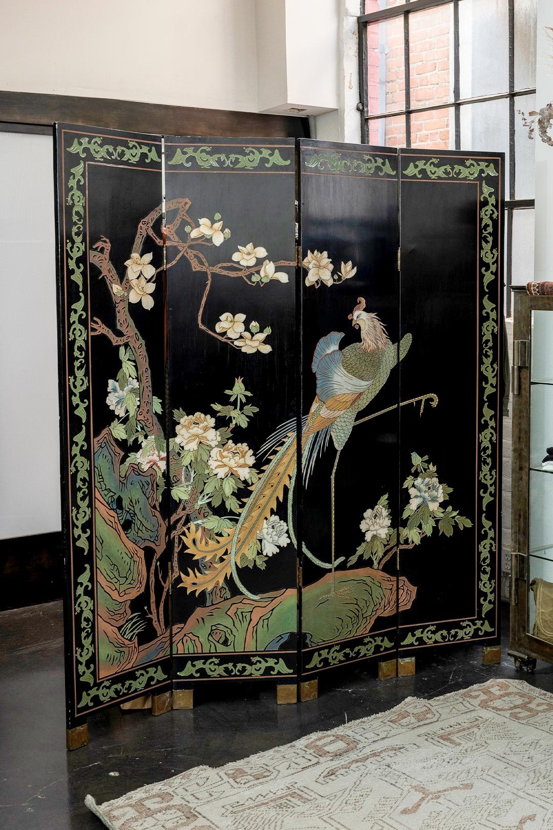 4 panel chinese screen