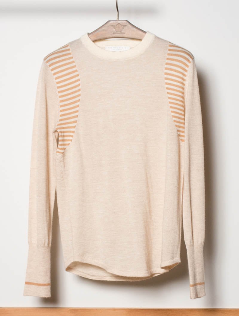 CAMBRIDGE CASHMERE CREW NECK - SAMPLE - OATMEAL – Burning Torch Online ...