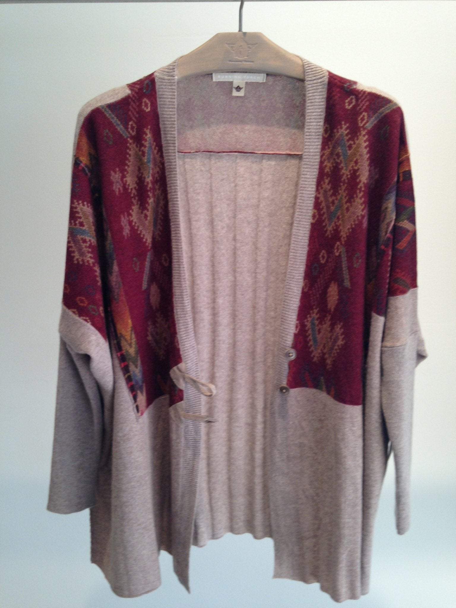 INUIT CASHMERE SWEATER - SAMPLE - CARMINE – Burning Torch Online Boutique