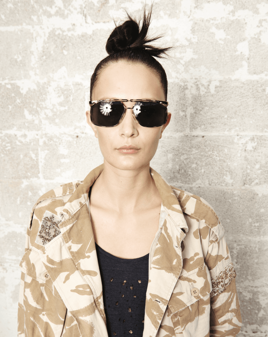 RECLAIMED HENLEY ARMY JACKET, DESERT, SAMPLE – Burning Torch Online ...