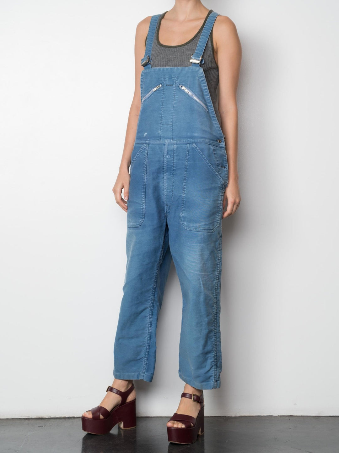 Vintage Overalls With Single Zip on Bib – Burning Torch Online Boutique