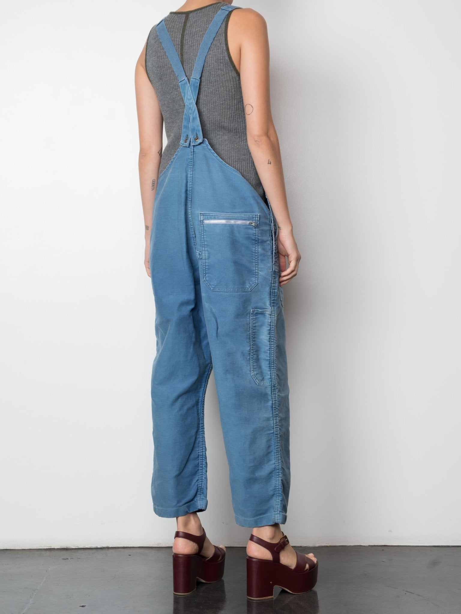 Vintage Overalls With Single Zip on Bib – Burning Torch Online Boutique