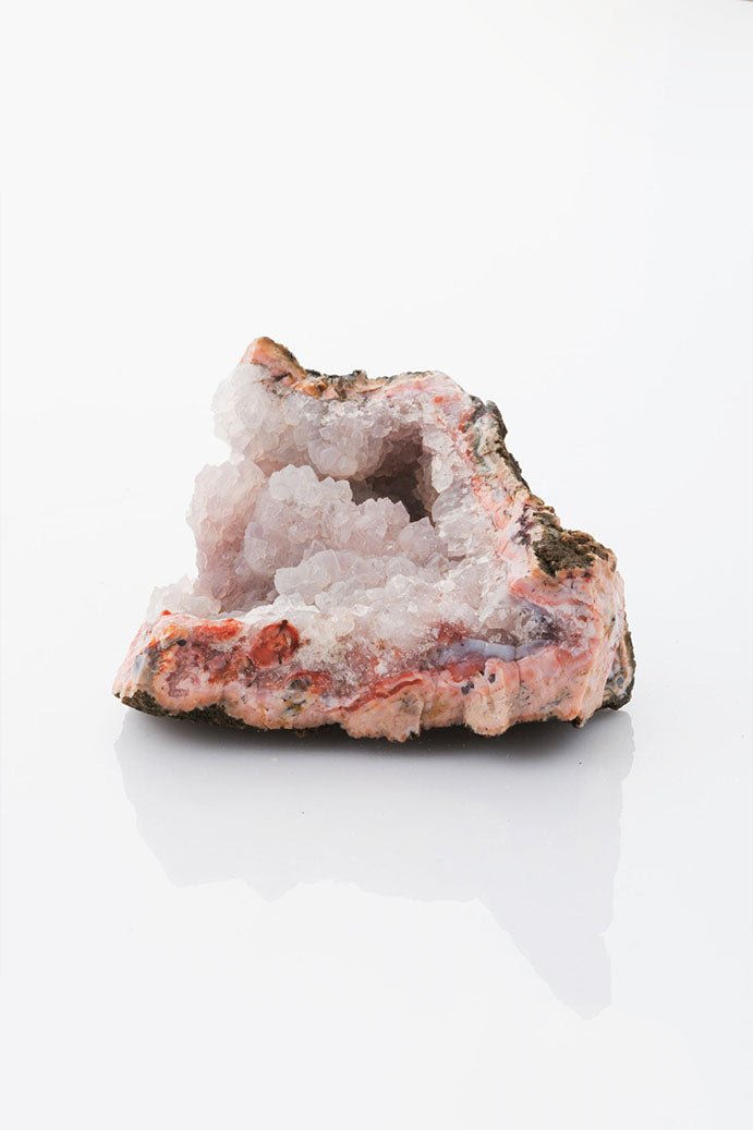 Matte Pink Quartz Geode – Burning Torch Online Boutique
